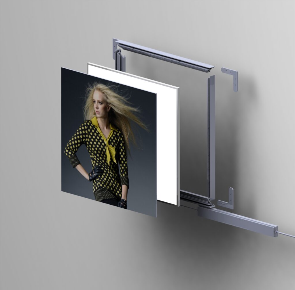 Fabric Light Box Profile 45 | LEDCONN - Slim LED Light Box Solutions